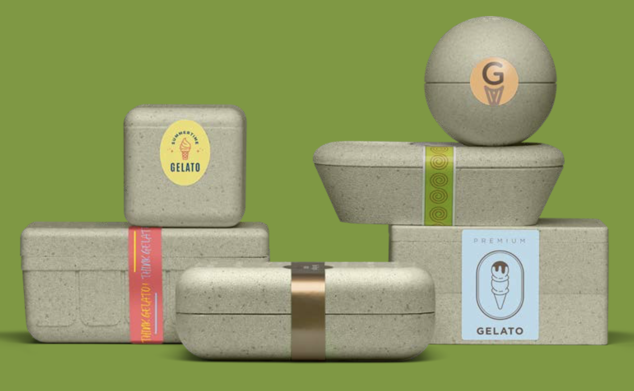 DOMOGEL - Packaging per il GELATO artigianale - Corradi Rappresentanze